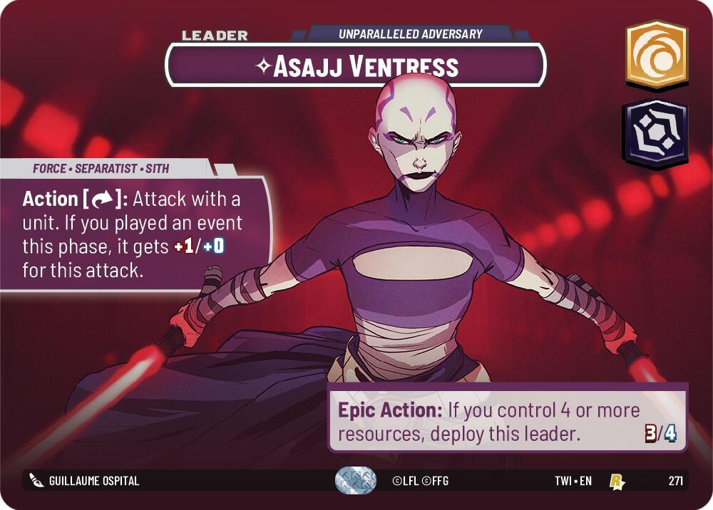 Asajj Ventress - Unparalleled Adversary (Showcase) - Twilight of the ...