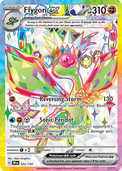 Flygon ex - 222/191 - SV08: Surging Sparks - Pokemon - TCGplayer.com