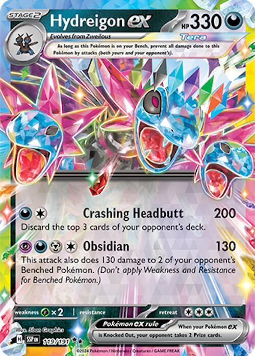 Hydreigon ex - 119/191 - SV08: Surging Sparks - Pokemon - TCGplayer.com