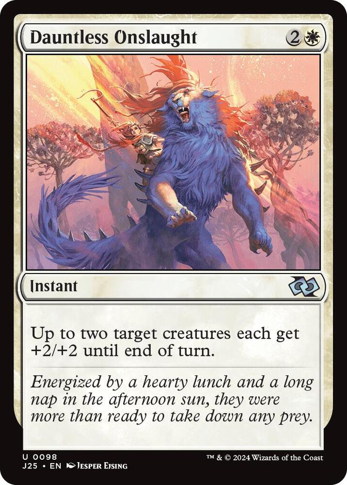 Dauntless Onslaught - Foundations Jumpstart - Magic: The Gathering ...