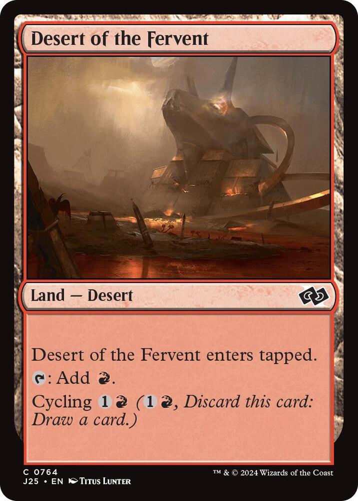 Desert of the Fervent - Foundations Jumpstart - Magic: The Gathering