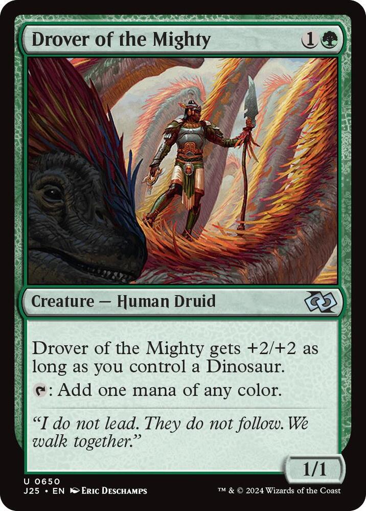 Drover of the Mighty - Foundations Jumpstart - Magic: The Gathering