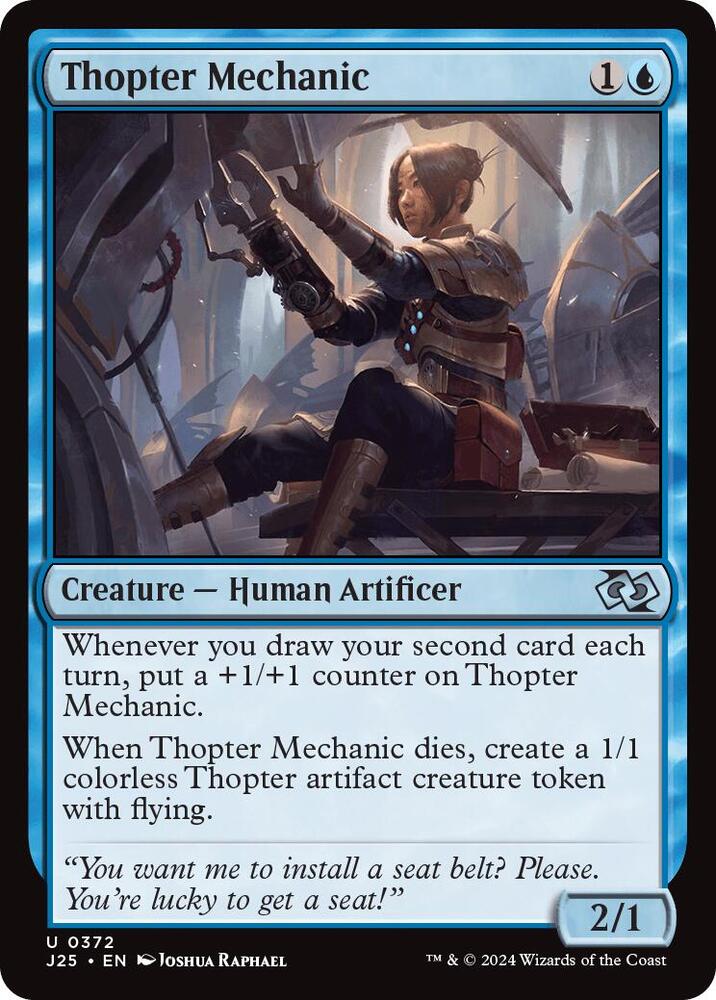 Thopter Mechanic - Foundations Jumpstart - Magic: The Gathering ...