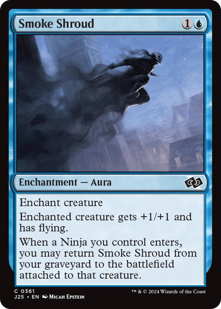 Smoke Shroud - Foundations Jumpstart - Magic: The Gathering