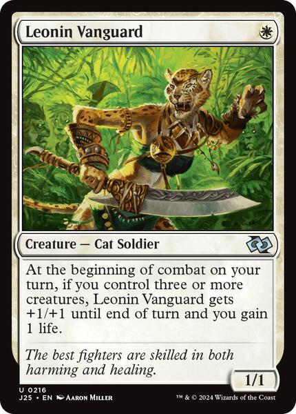 Leonin Vanguard - Foundations Jumpstart - Magic: The Gathering ...