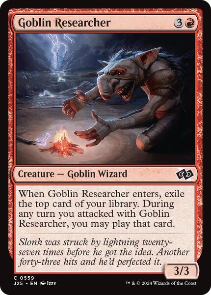 Goblin Researcher - Foundations Jumpstart - Magic: The Gathering ...