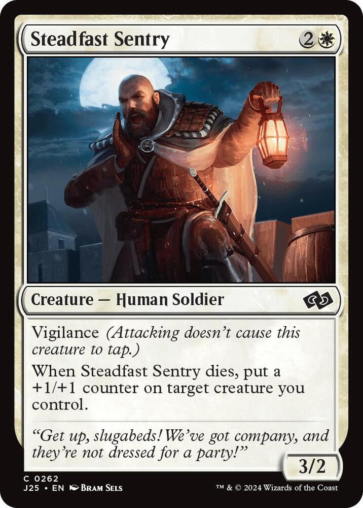 Steadfast Sentry - Foundations Jumpstart - Magic: The Gathering ...
