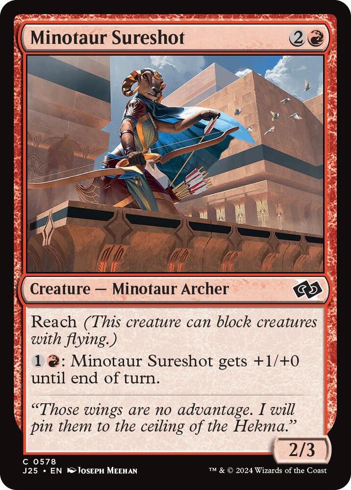 Minotaur Sureshot - Foundations Jumpstart - Magic: The Gathering ...