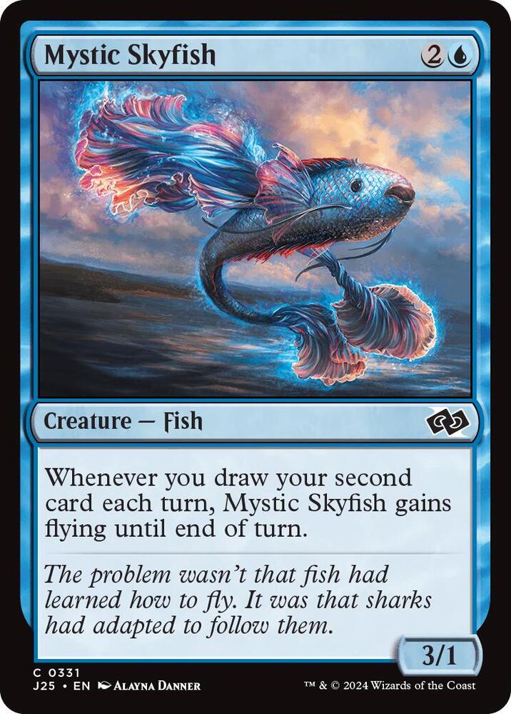 Mystic Skyfish - Foundations Jumpstart - Magic: The Gathering
