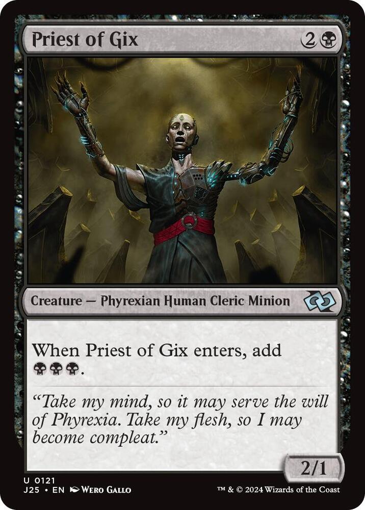 Priest of Gix - Foundations Jumpstart - Magic: The Gathering ...