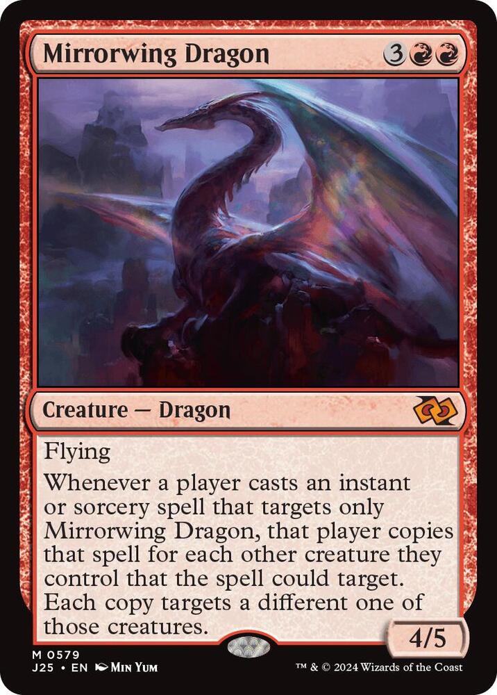 Mirrorwing Dragon - Foundations Jumpstart - Magic: The Gathering ...