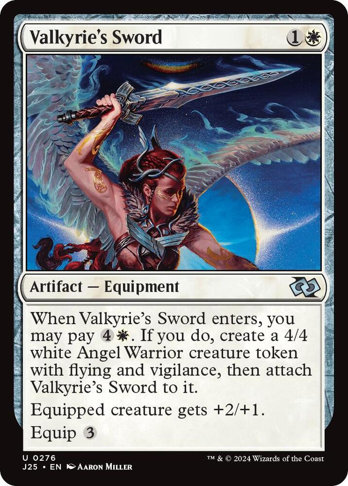 Valkyrie's Sword - Foundations Jumpstart - Magic: The Gathering ...