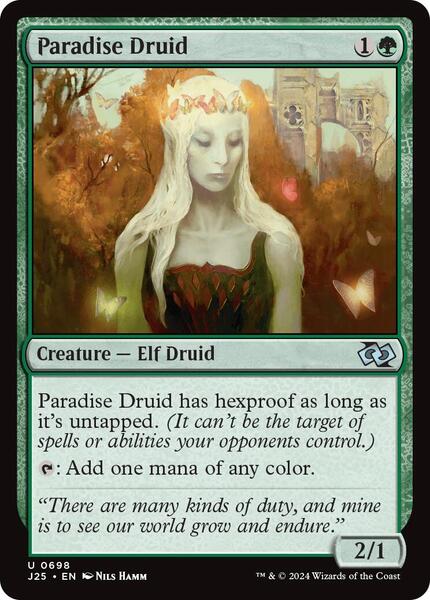 Paradise Druid - Foundations Jumpstart - Magic: The Gathering ...