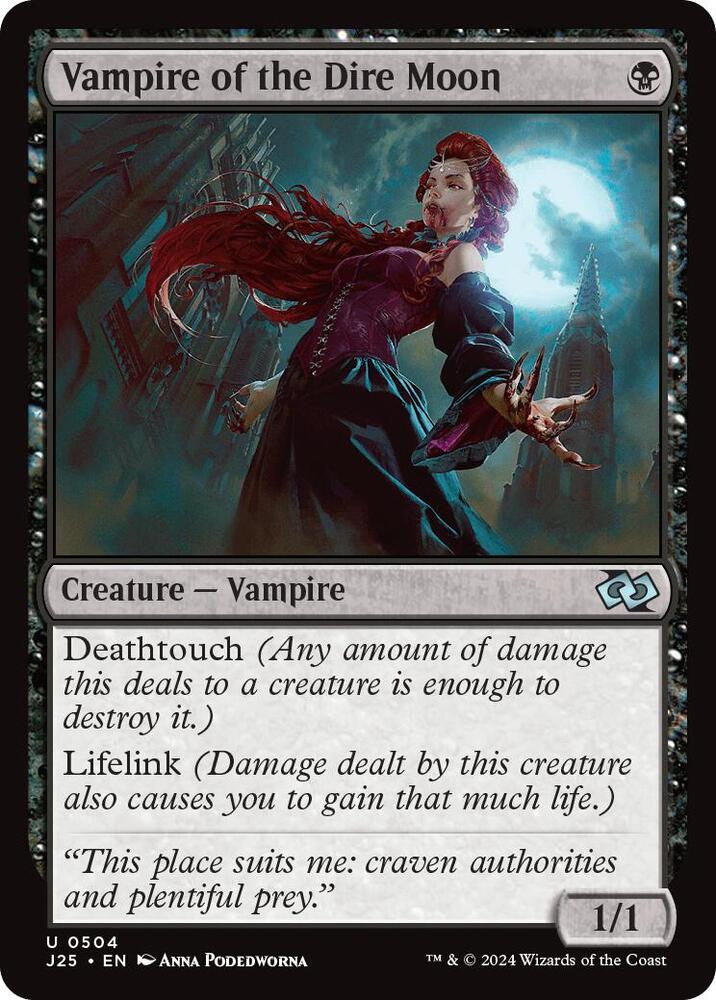 Vampire of the Dire Moon - Foundations Jumpstart - Magic: The Gathering ...