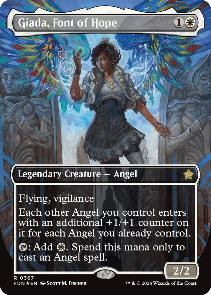 Giada, Font of Hope (Borderless) (Mana Foil) - Foundations - Magic: The Gathering - TCGplayer.com