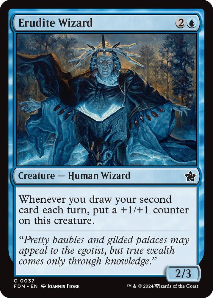 Erudite Wizard - Foundations - Magic: The Gathering - TCGplayer.com