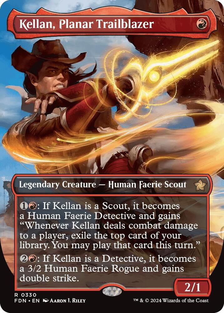 Kellan, Planar Trailblazer (Borderless) - Foundations - Magic: The ...