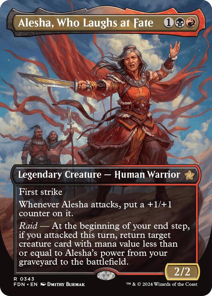 Alesha, Who Laughs at Fate (Borderless) - Foundations - Magic: The Gathering - TCGplayer.com