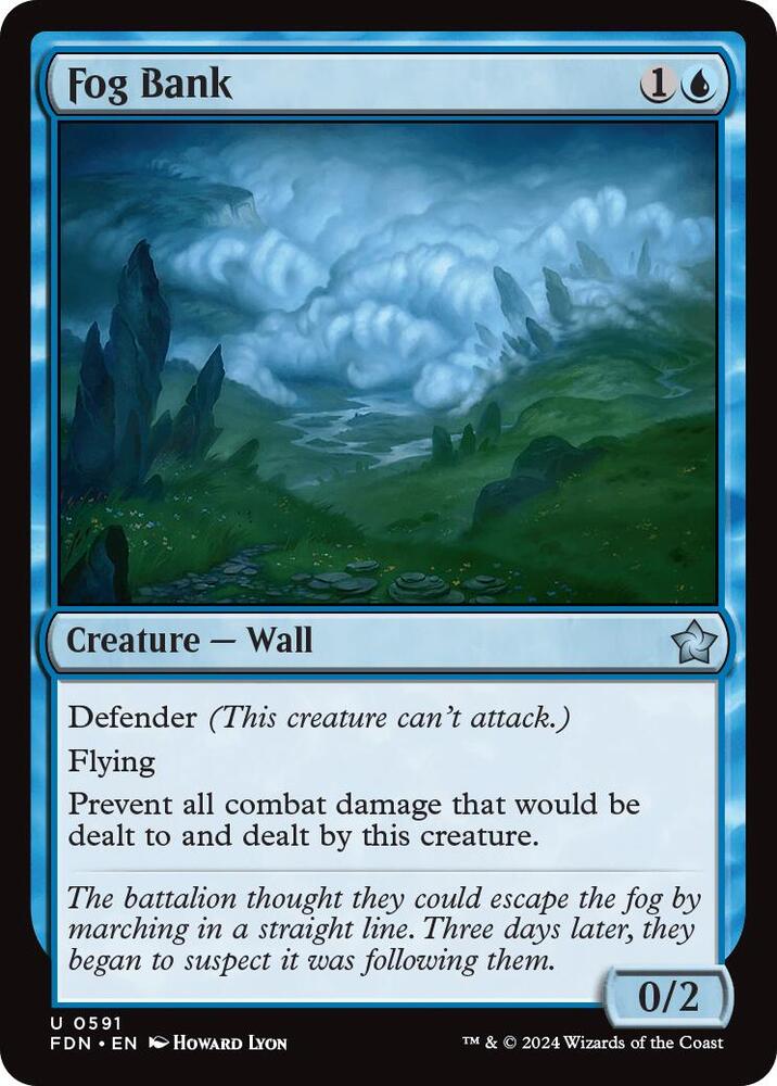 Fog Bank - Foundations - Magic: The Gathering - TCGplayer.com