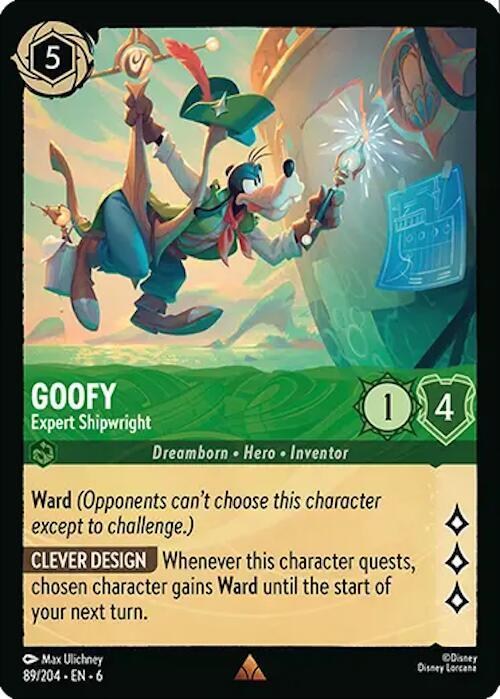 Goofy - Expert Shipwright - Azurite Sea - Disney Lorcana - TCGplayer.com