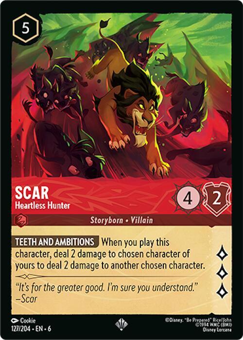Scar - Heartless Hunter - Azurite Sea - Disney Lorcana - TCGplayer.com
