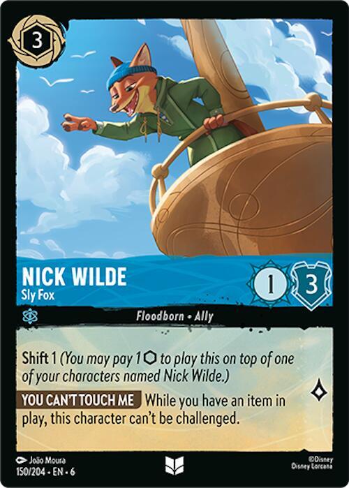Nick Wilde - Sly Fox - Azurite Sea - Disney Lorcana - TCGplayer.com