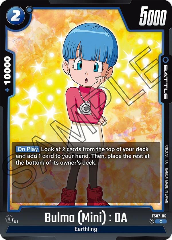 Bulma (Mini) : DA - Starter Deck 7: Vegeta (Mini) - Dragon Ball Super ...