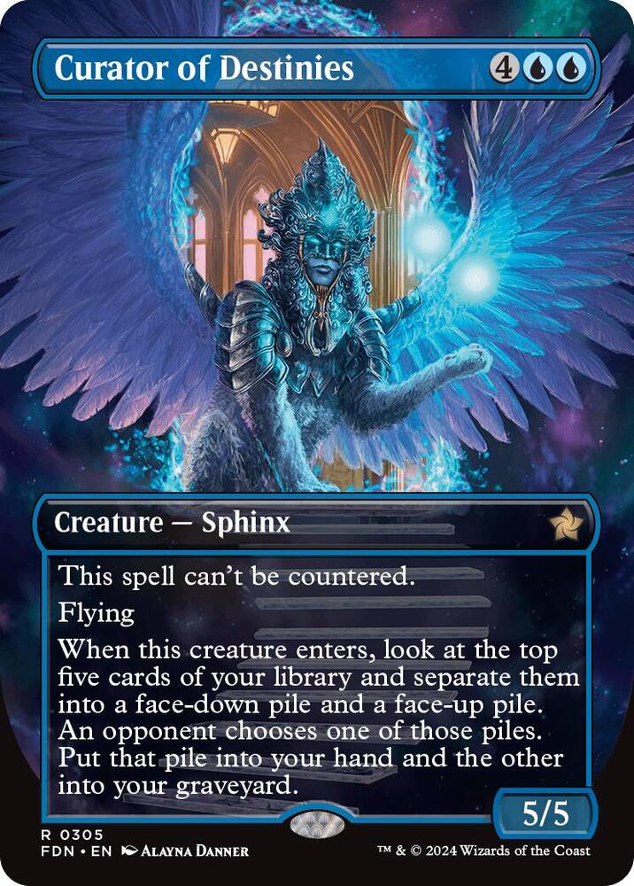 Curator of Destinies (Borderless) - Foundations - Magic: The Gathering