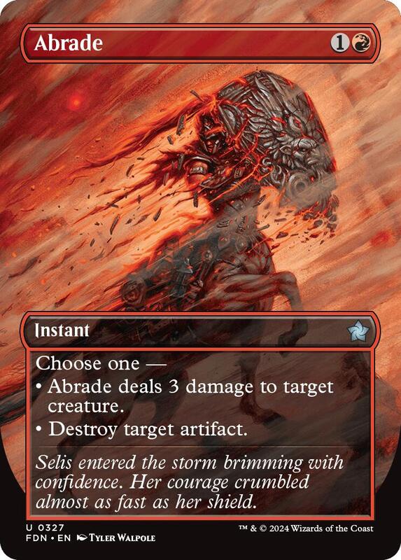 Abrade (Borderless) - Foundations - Magic: The Gathering - TCGplayer.com