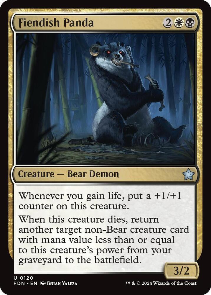 Fiendish Panda - Foundations - Magic: The Gathering - TCGplayer.com