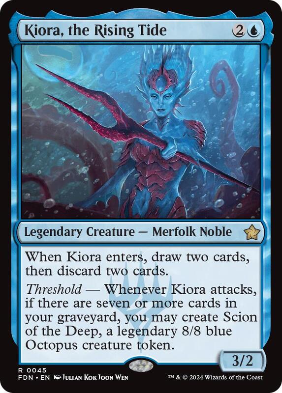 Kiora, the Rising Tide - Foundations - Magic: The Gathering - TCGplayer.com