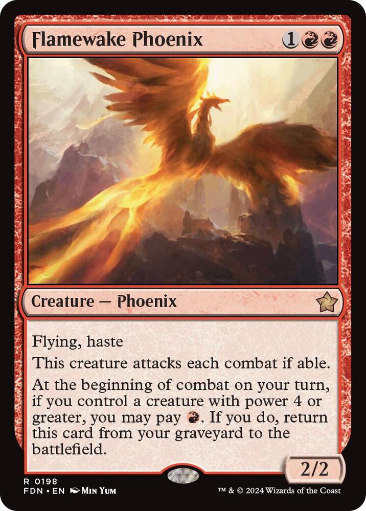 Flamewake Phoenix - Foundations - Magic: The Gathering - TCGplayer.com