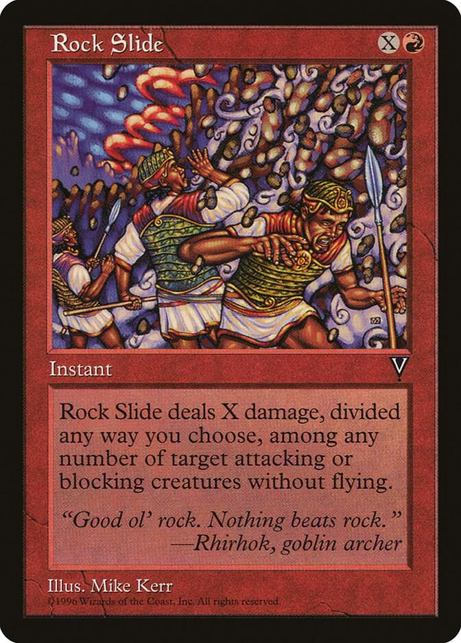 Rock Slide - Visions - Magic: The Gathering - TCGplayer.com
