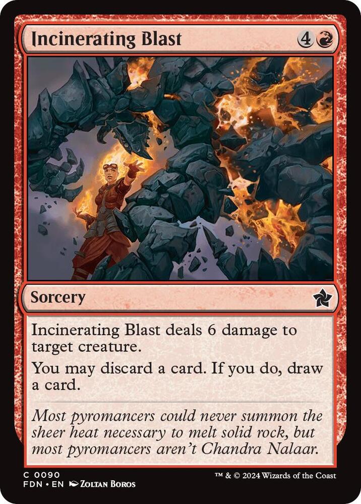 Incinerating Blast - Foundations - Magic: The Gathering