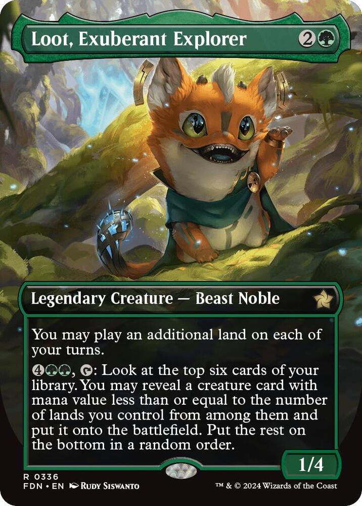 Loot, Exuberant Explorer (Borderless) - Foundations - Magic: The Gathering - TCGplayer.com