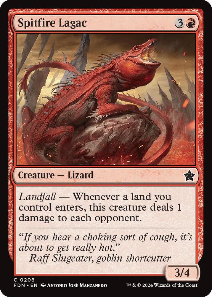 Spitfire Lagac - Foundations - Magic: The Gathering - TCGplayer.com