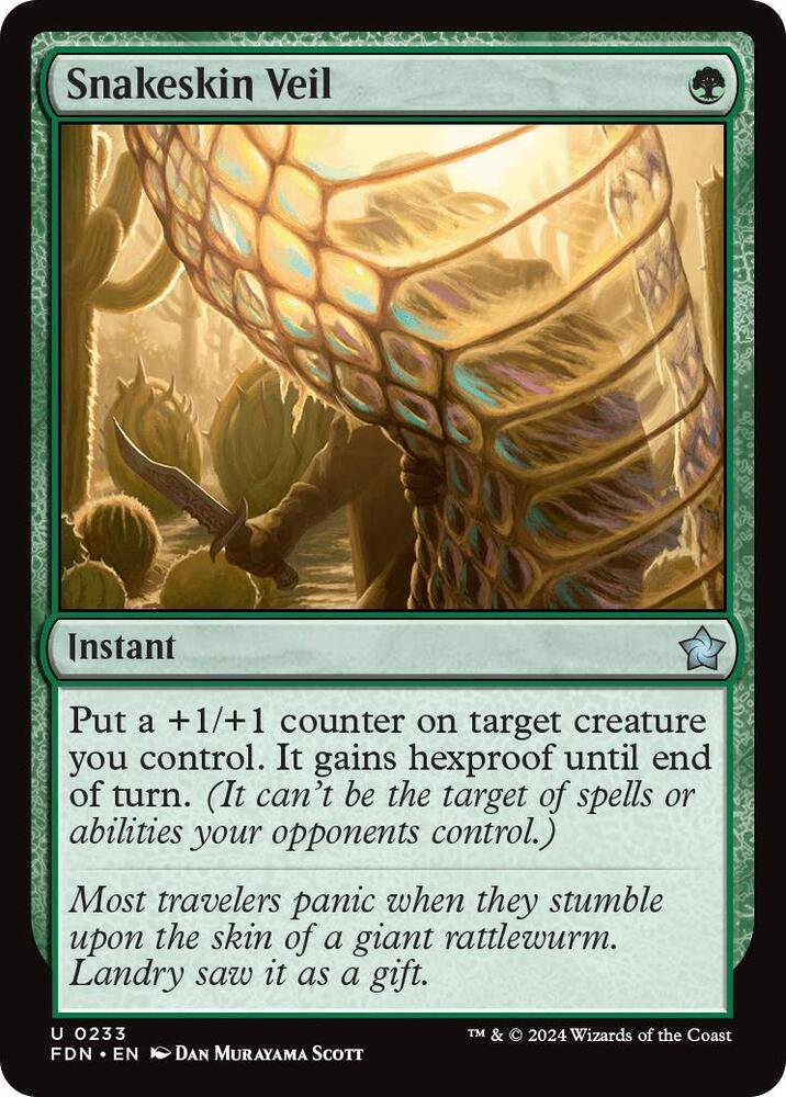 Snakeskin Veil - Foundations - Magic: The Gathering - TCGplayer.com