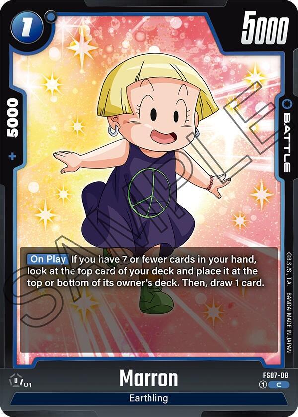 Marron - Starter Deck 7: Vegeta (Mini) - Dragon Ball Super: Fusion ...