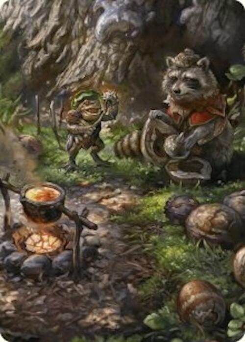 Sylvan Scavenging Art Card (46/54) - Art Series: Foundations - Magic ...