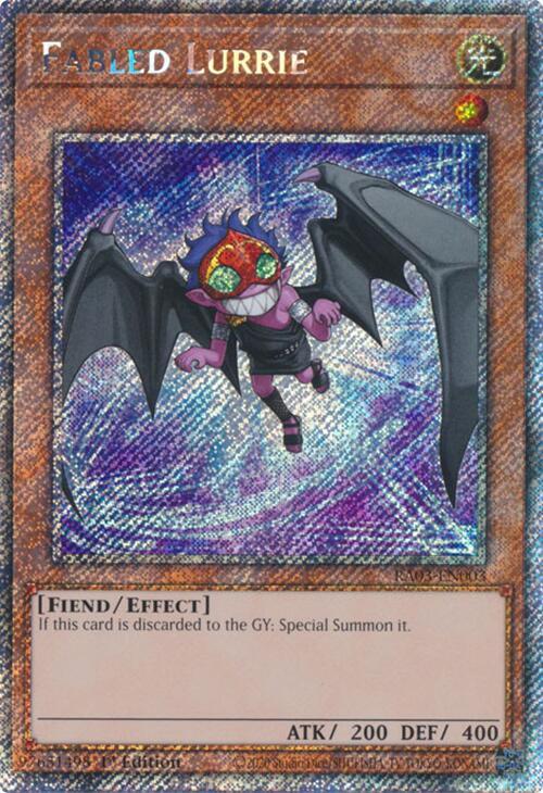 Fabled Lurrie (Platinum Secret Rare) - Quarter Century Bonanza - YuGiOh - TCGplayer.com