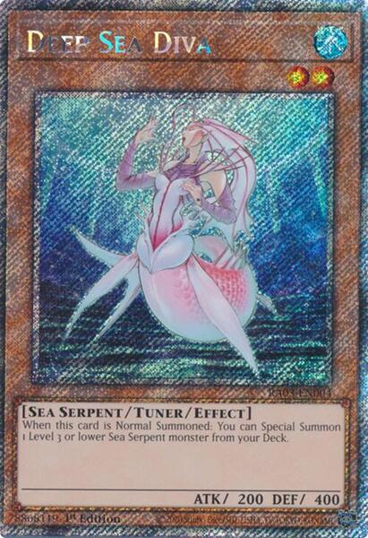 Deep Sea Diva (Platinum Secret Rare) - Quarter Century Bonanza - YuGiOh ...