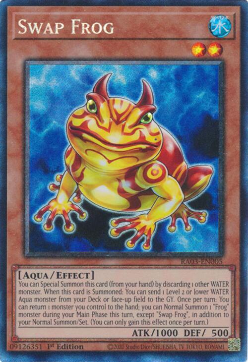 Swap Frog (PCR) - Quarter Century Bonanza - YuGiOh - TCGplayer.com