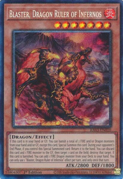 Blaster, Dragon Ruler of Infernos (PCR) - Quarter Century Bonanza - YuGiOh