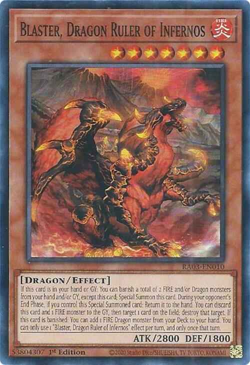Blaster, Dragon Ruler of Infernos - Quarter Century Bonanza - YuGiOh ...