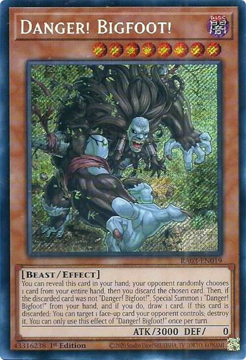 Danger! Bigfoot! (Secret Rare) - Quarter Century Bonanza - YuGiOh - TCGplayer.com