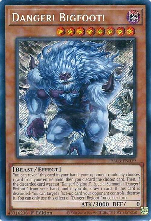 Danger! Bigfoot! (Alternate Art) (Secret Rare) - Quarter Century Bonanza - YuGiOh - TCGplayer.com