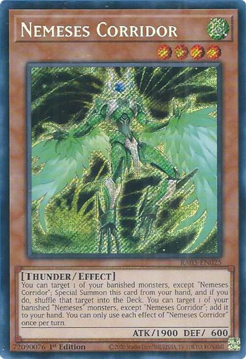 Nemeses Corridor (Secret Rare) - Quarter Century Bonanza - YuGiOh ...