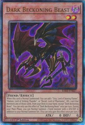 Dark Beckoning Beast (PUR) - Quarter Century Bonanza - YuGiOh ...