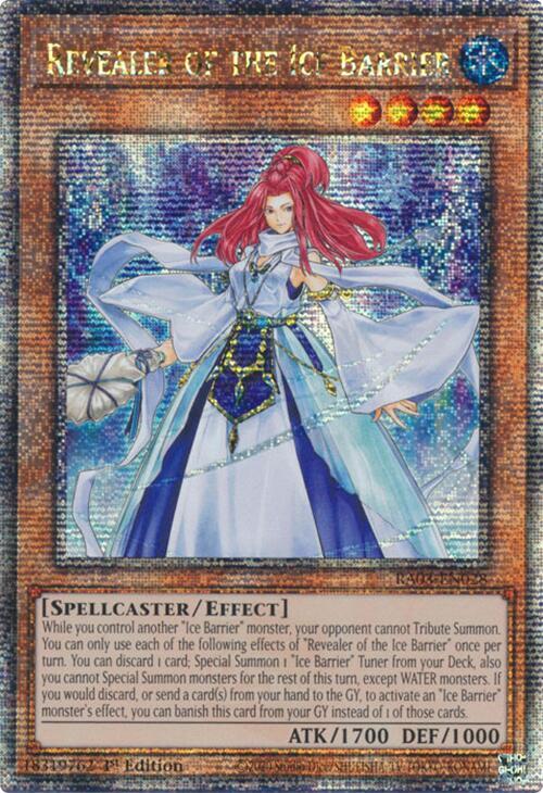 Revealer of the Ice Barrier (Quarter Century Secret Rare) - Quarter ...