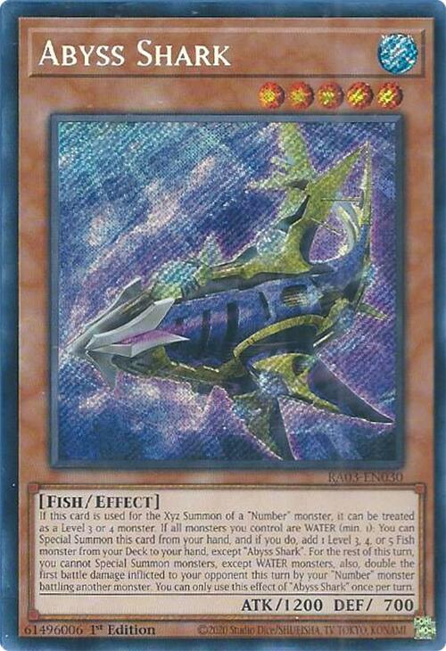 Abyss Shark (Secret Rare) - Quarter Century Bonanza - YuGiOh ...